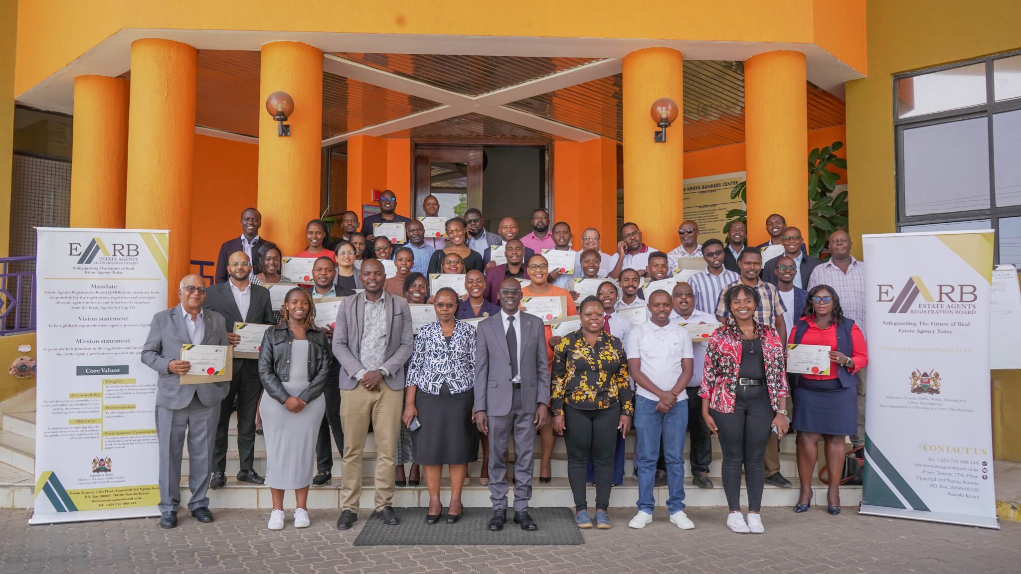 EARB Inducts 49 New Estate Agents in a Landmark Ceremony – EARB